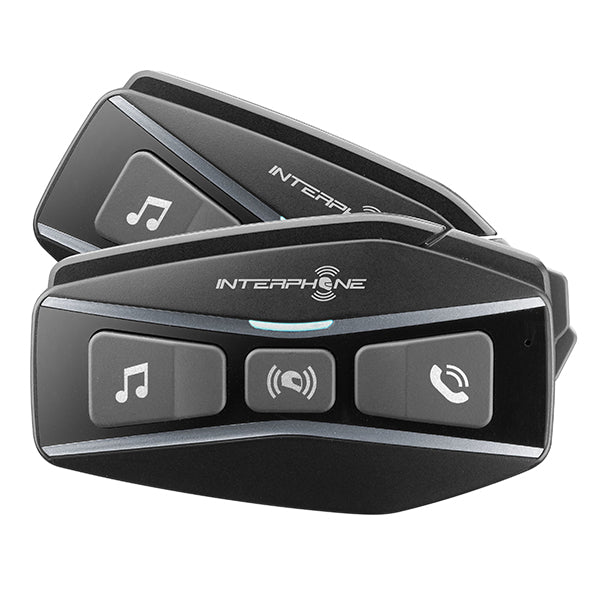 Interphone UCOM 16 Motorcycle Bluetooth Communication System (Twin Pack ...