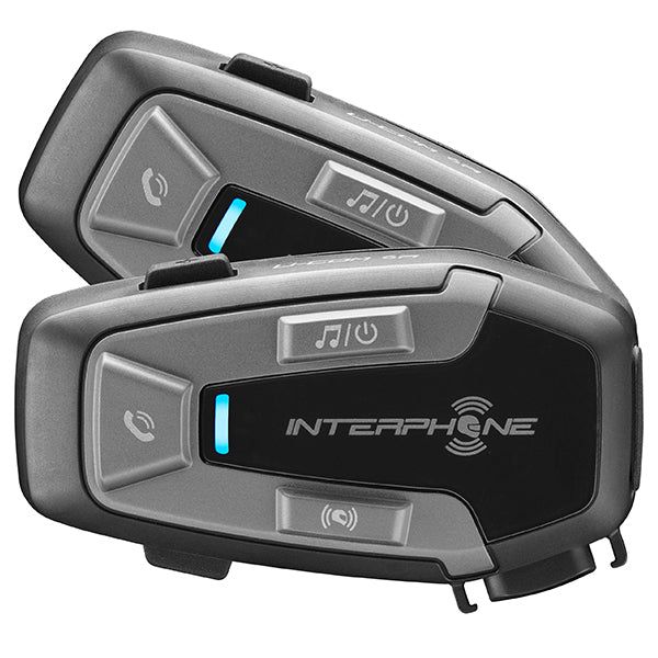 Interphone UCOM 6R Motorcycle Bluetooth Communication System (Twin Pack ...