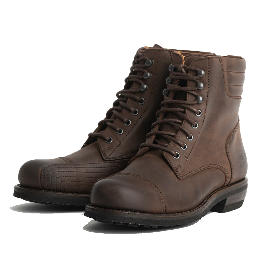 Rokker Urban Racer Boot Dark Brown | Rokker Company | The Biker Company
