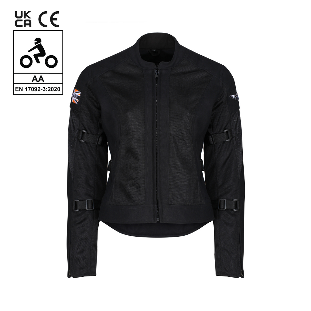 MotoGirl Jodie Summer Mesh Jacket Black | MotoGirl | The Biker Company