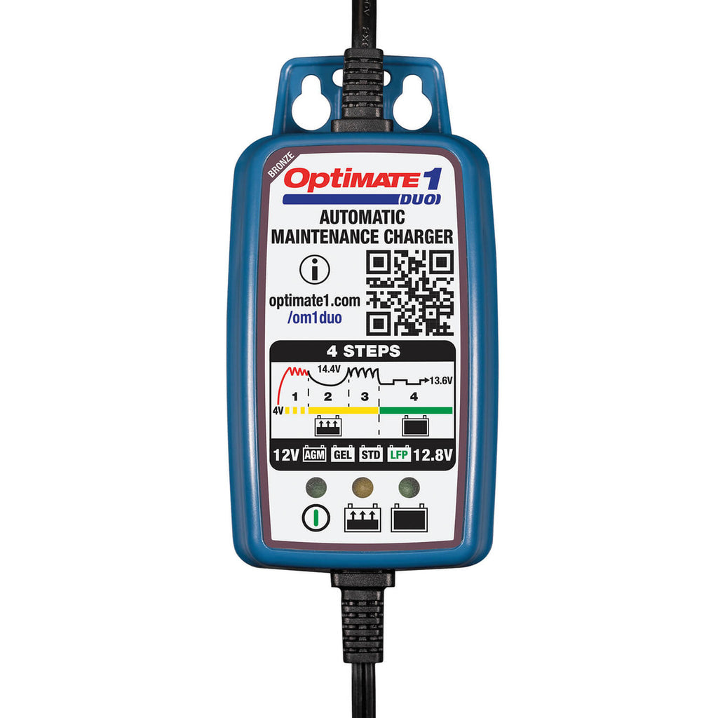OptiMate 1 Duo 12V Battery Optimiser | OptiMate | The Biker Company