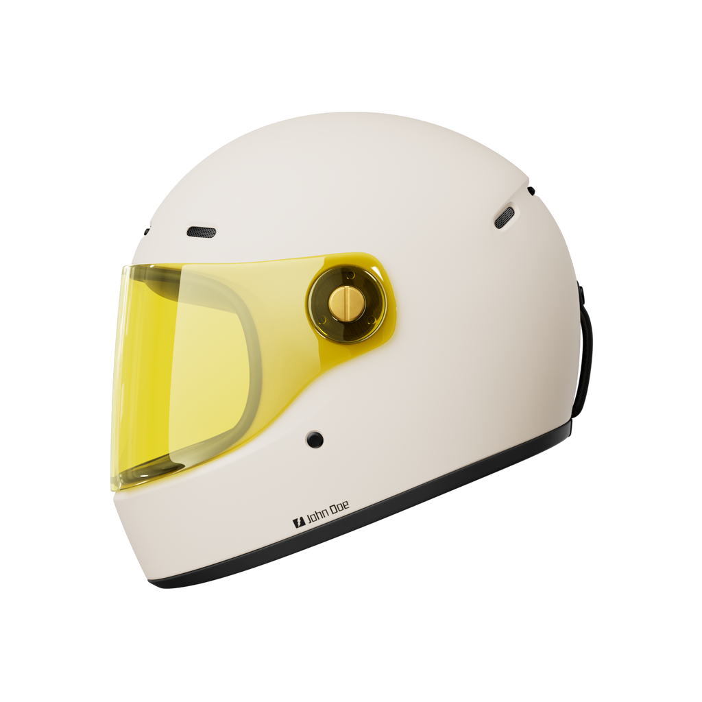 John Doe JD/ONE Helmet Frozen Off-White | John Doe | The Biker Company