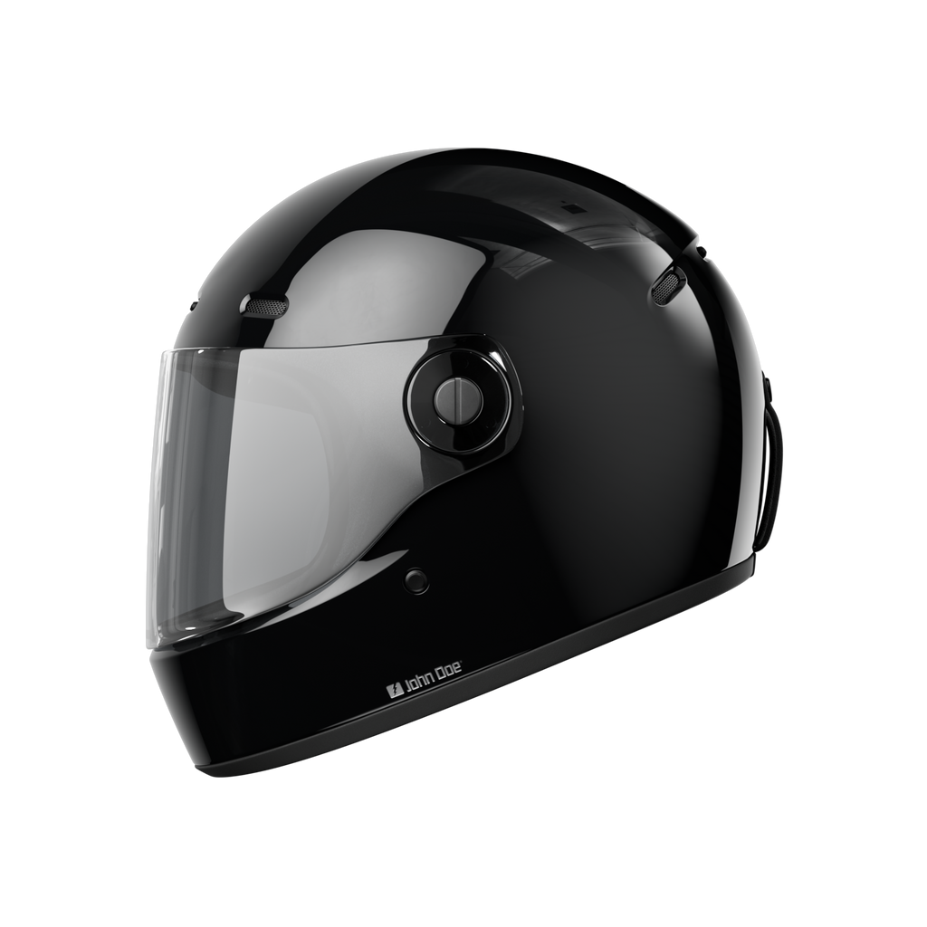 John Doe JD/ONE Helmet Glossy Black | John Doe | The Biker Company