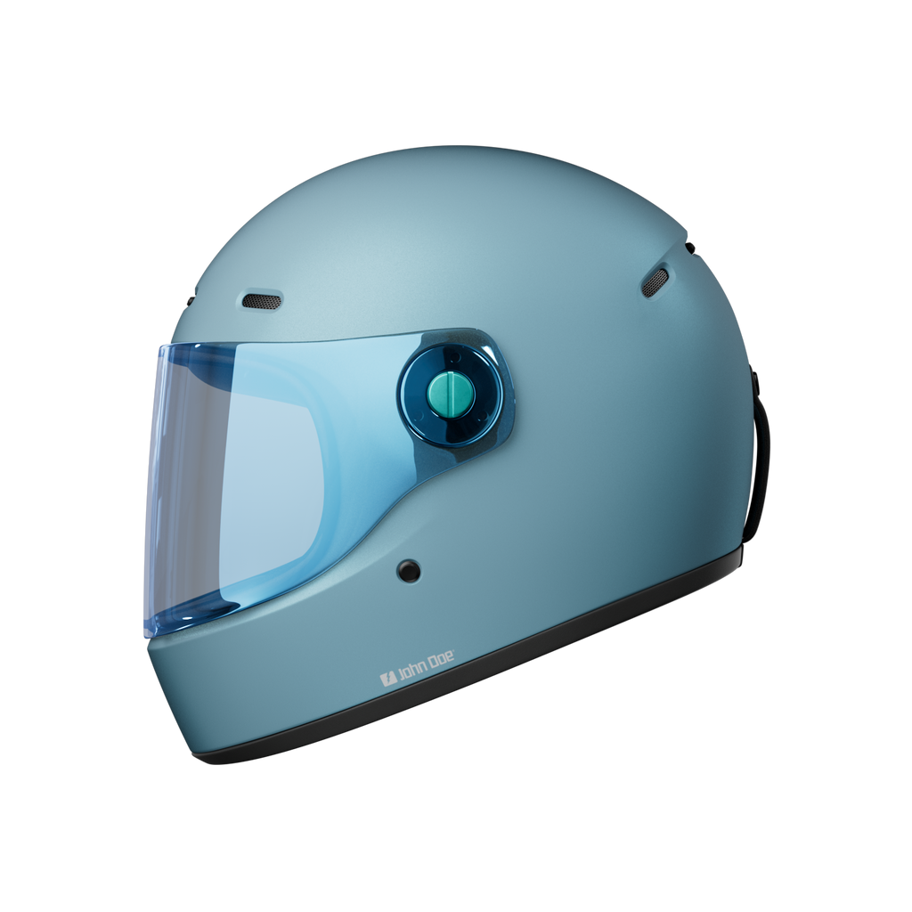 John Doe JD/ONE Helmet Frozen Steel Blue | John Doe | The Biker Company