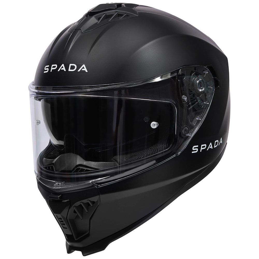Spada SP18 Matt Black Helmet | Spada | The Biker Company